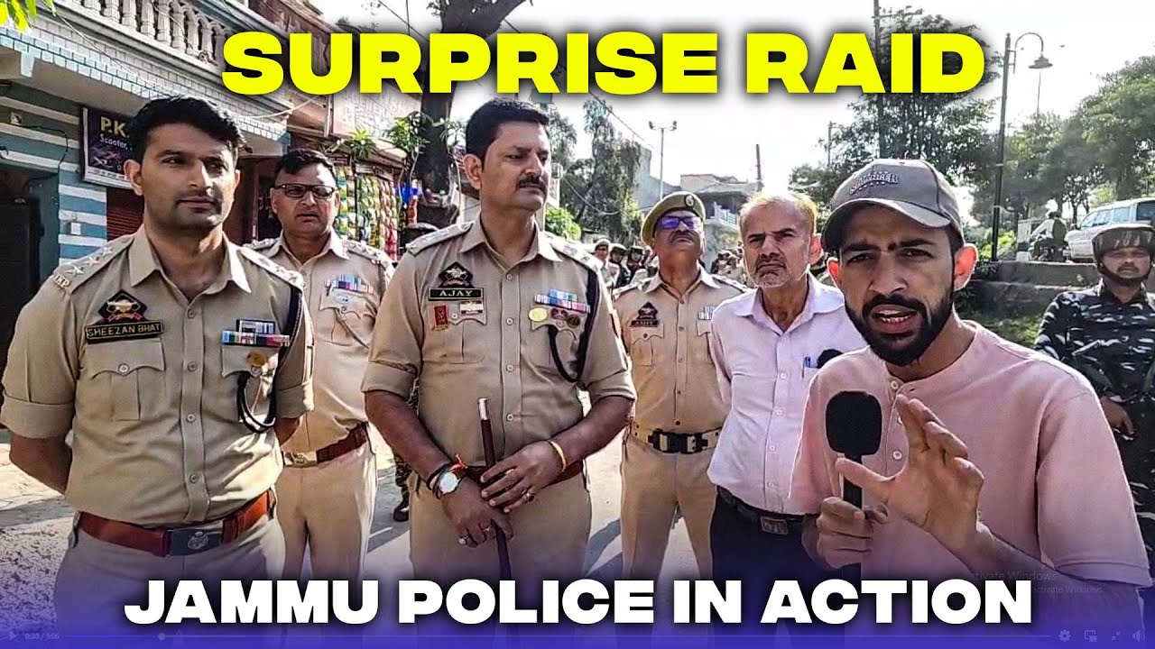 Jammu Police in action surprise raid in suspected Areas! - YouTube