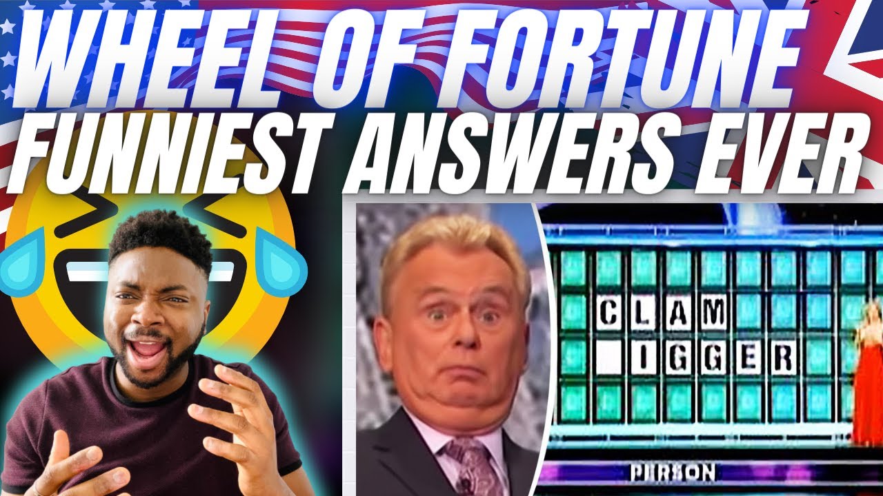 🇬🇧BRIT Reacts To WHEEL OF FORTUNE FUNNIEST & DUMBEST ANSWERS! - YouTube
