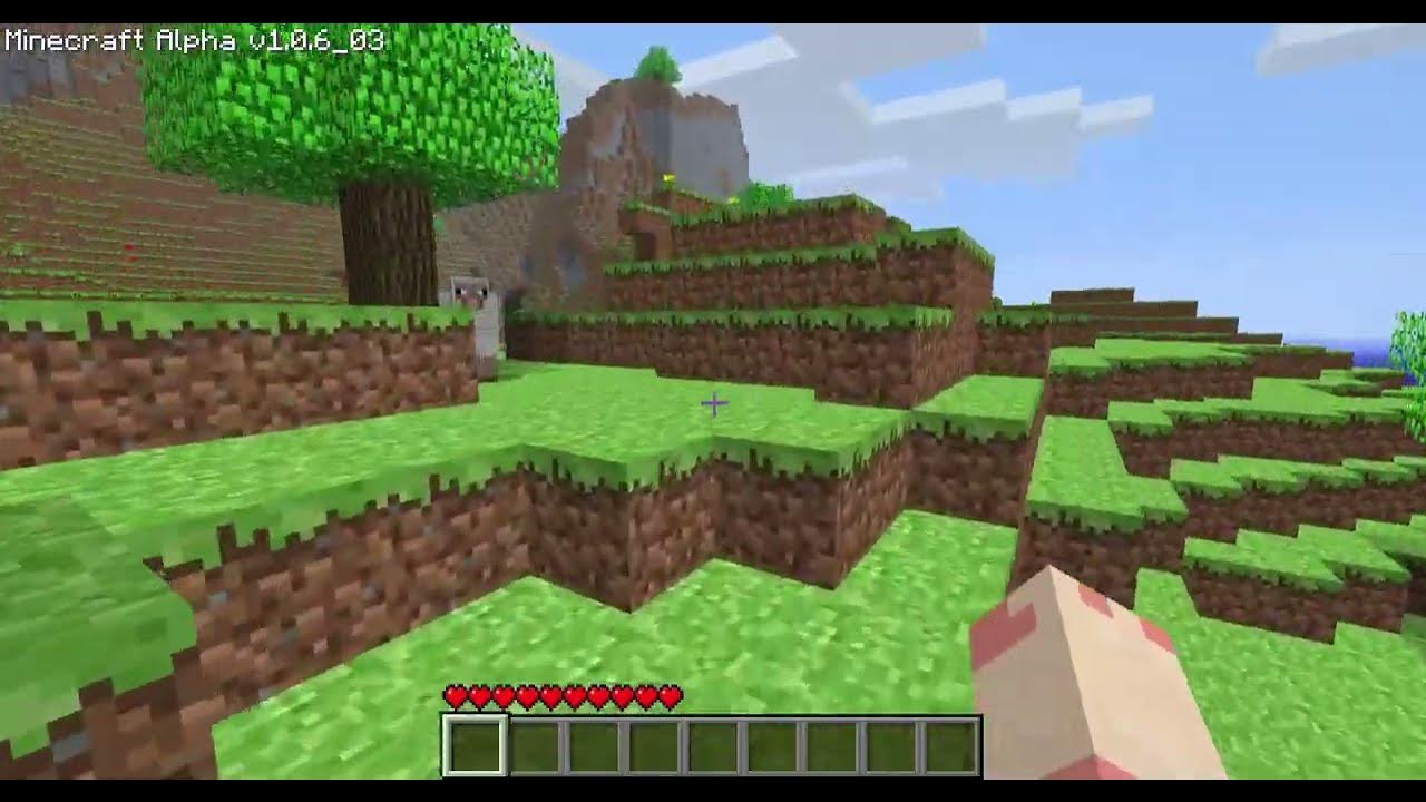 Minecraft Java Edition Alpha v1.0.6 (seecret friday 5) - YouTube