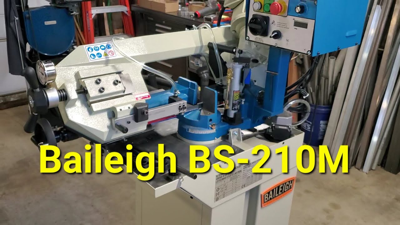 Baileigh BS-210M vs. Ellis 1600 Horizontal Band Saw - YouTube