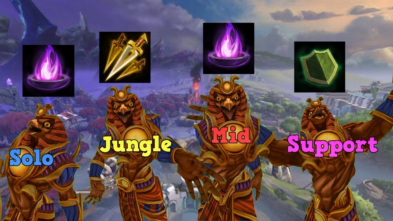 SMITE - A Visit To Every Lane With Ra - YouTube