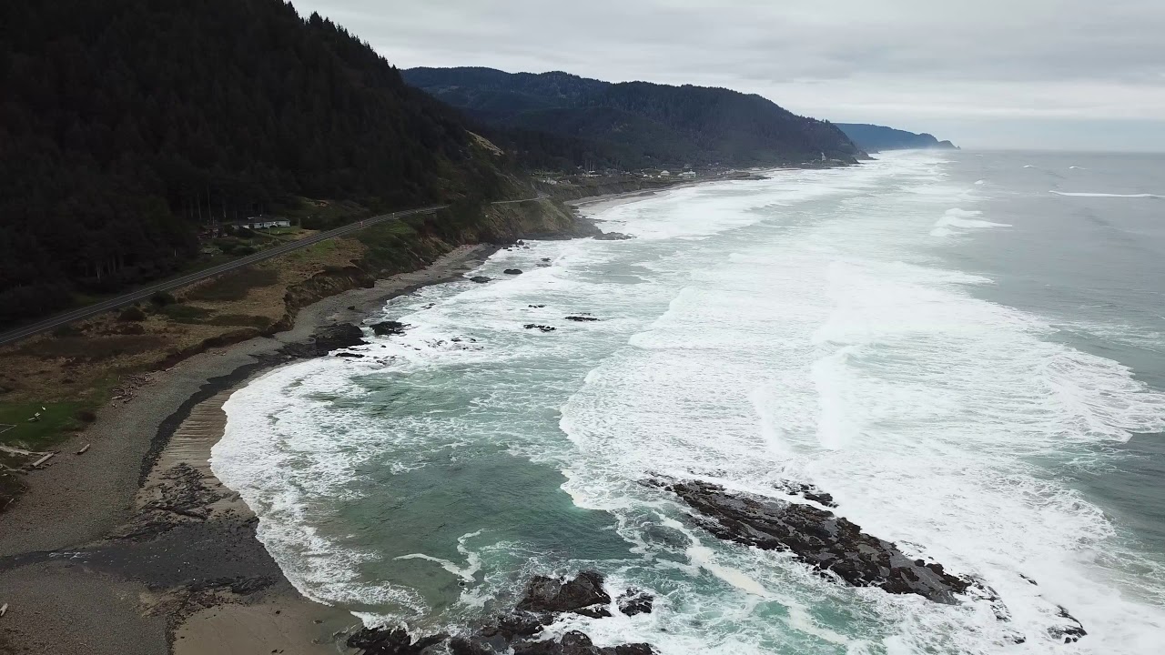 Oregon Coast Drone Cinematography 4K Video! | Bob Creek Wayside ...