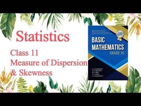 Class 11 Basic Mathematics || Statistics || Measure of Dispersion ...