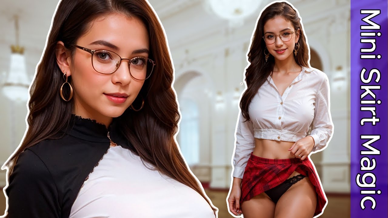Twirl Magic: Mini Skirt Extravaganza! Photoshoot Lookbook! - YouTube