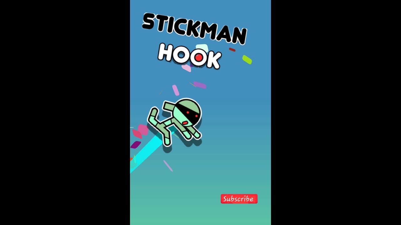 Stick man Hook game play - YouTube