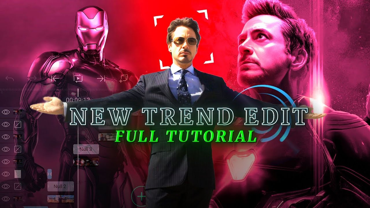New Trend Edit Full Tutorial | Iron Man Edit | Alight motion (+Preset ...