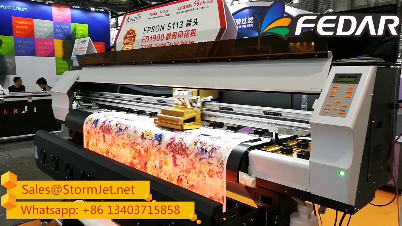 FEDAR FD1900 Dye Sublimation Printer/textile printer/transfer paper ...