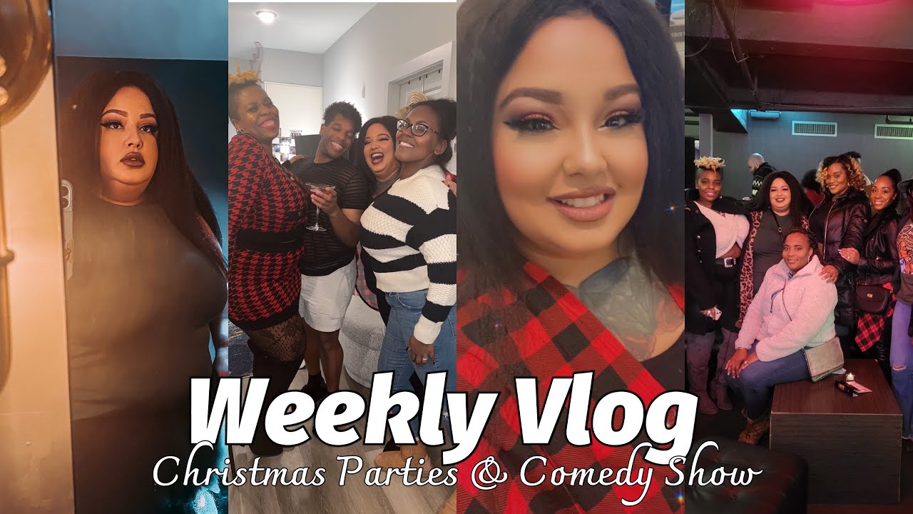 Weekly Vlog: Christmas Parties🎄🎉 & Comedy Show @HeliumComedyStudios w ...