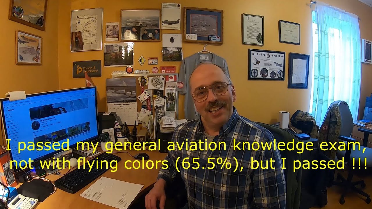I passed my general aviation knowledge exam, not with flying colors (65 ...