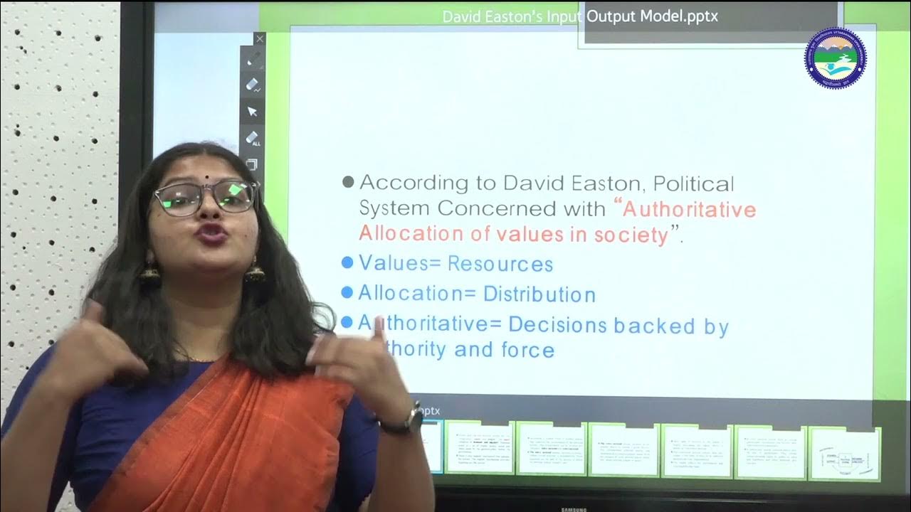 David Easton's Input Output Model - YouTube