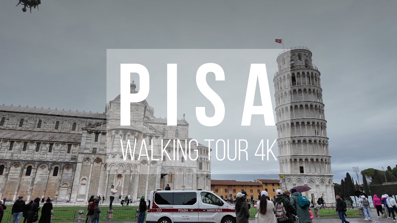 Pisa Walking Tour - 4K - YouTube