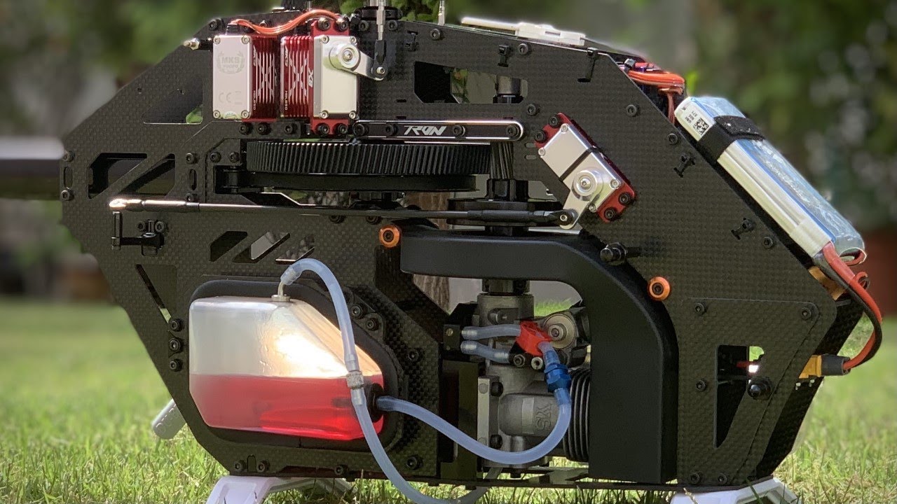 Tron Helicopters Nitron 90 / Azure 700 / 🔥Nitro Performance🔥 - YouTube