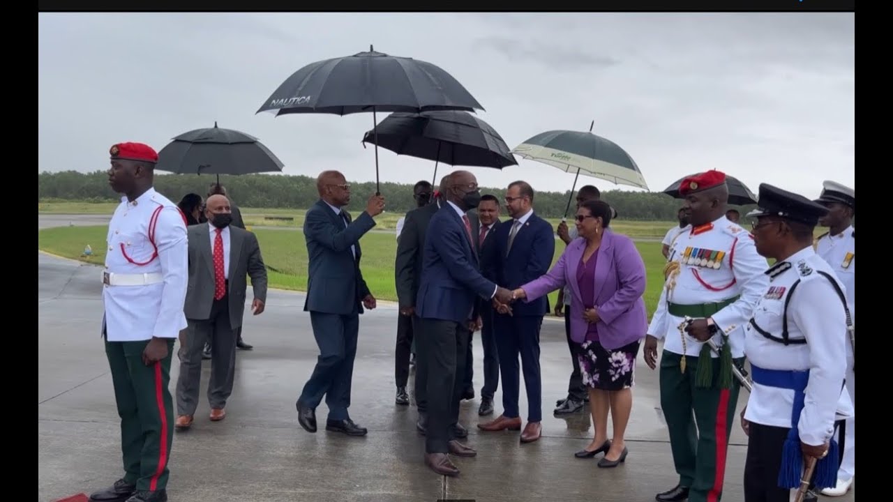 Prime Minister Rowley and President Ali in Bilateral Talk - YouTube