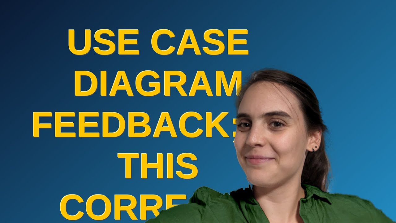Softwareengineering: Use case diagram feedback; is this correct? - YouTube