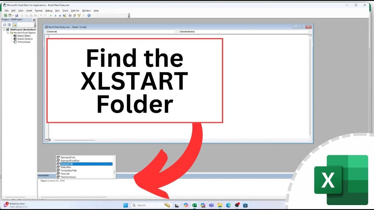 Find the XLSTART Folder in Excel the Quick Way - YouTube