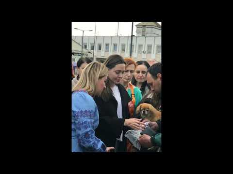Angelina Jolie visited the city of Lviv, Ukraine - Apr 30th 2022