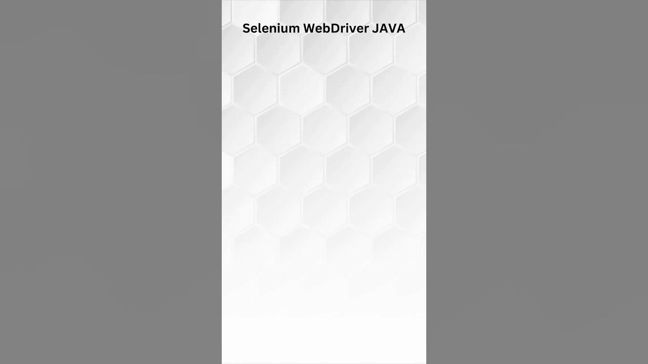 Selenium Web Driver Java Tips Seleniumwebdriver Java Testautomation Youtube