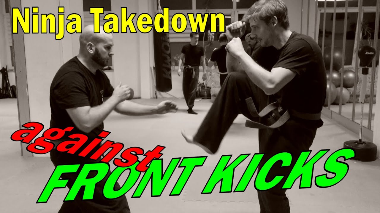 Ninja Takedown against Front Kicks! - YouTube