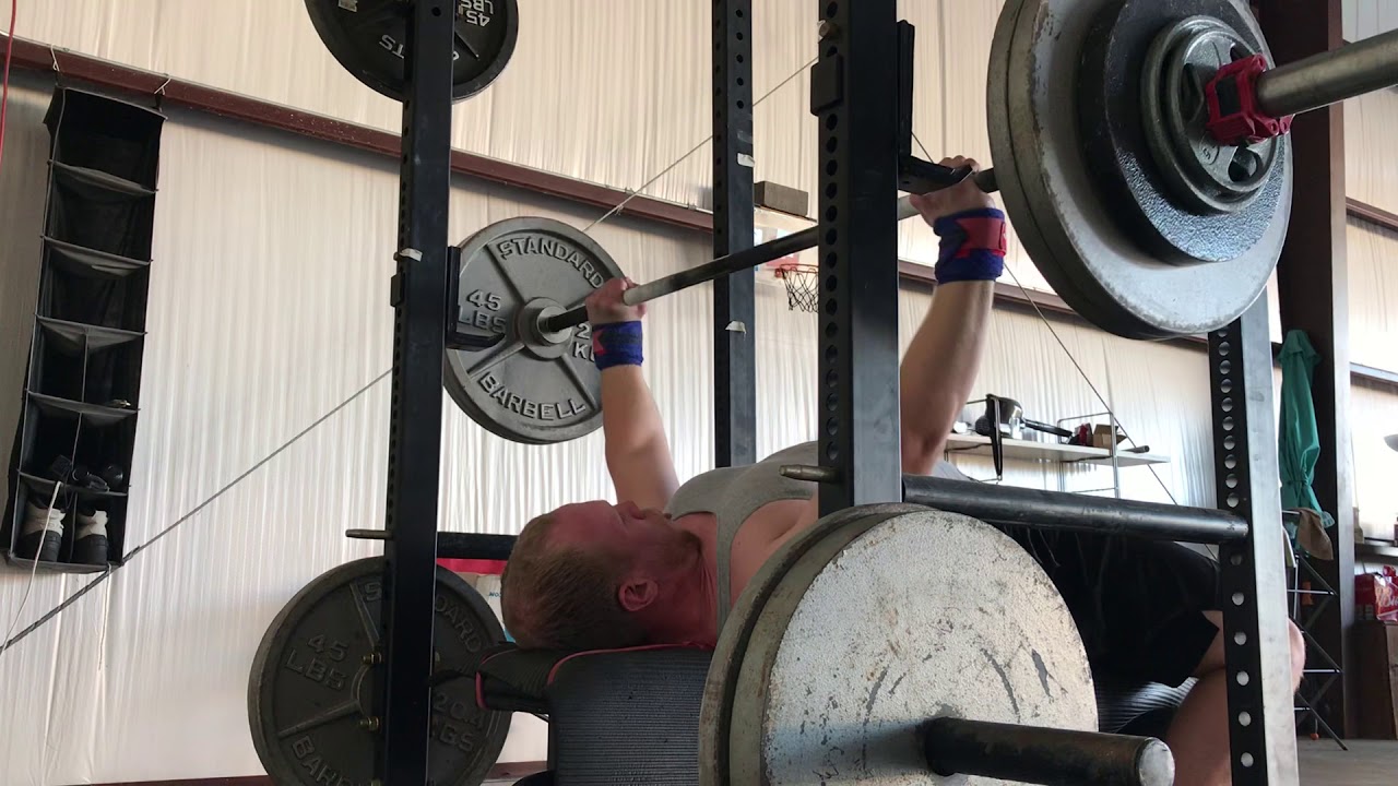 Bench press | 290 x 5 @ 8 RPE - YouTube