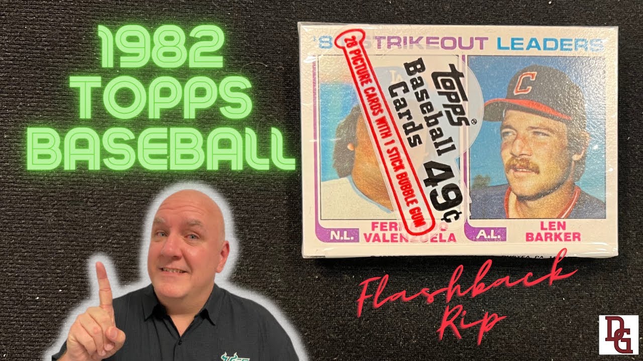 Old School! ⚾1982 Topps Baseball Cards Cello Pack⚡⚡ - Youtube