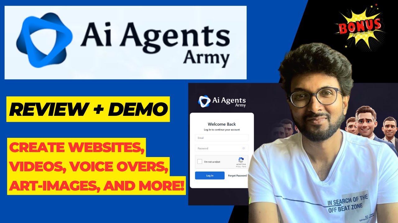 Ai Agents Army Review + Demo – Create Websites, Videos, Voice Overs ...