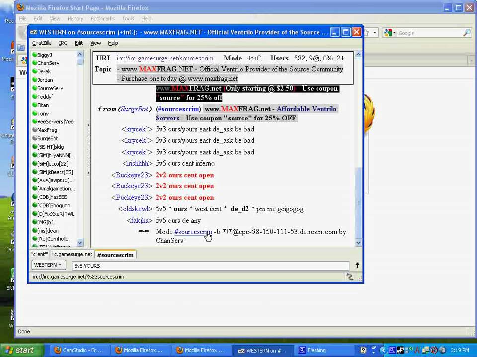 How to find Counter Strike Source Scrim using IRC - YouTube