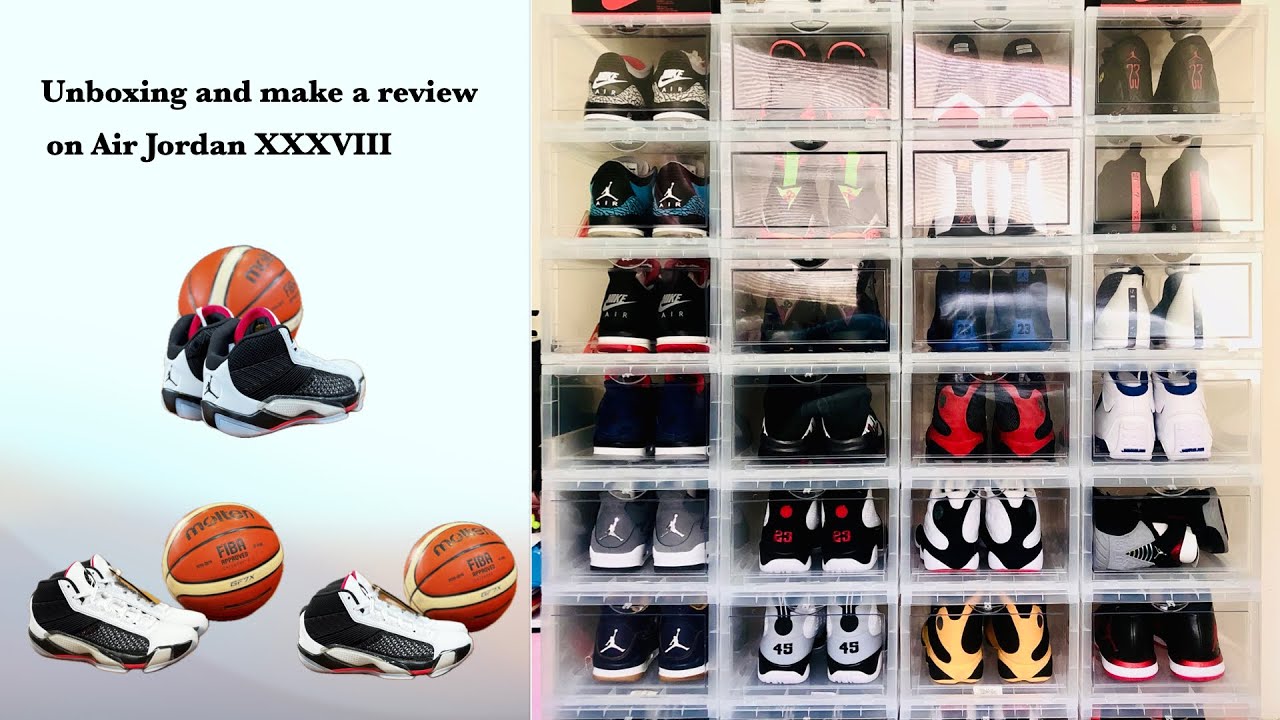 Unboxing and make a review on Air Jordan (38) XXXVIII. - YouTube