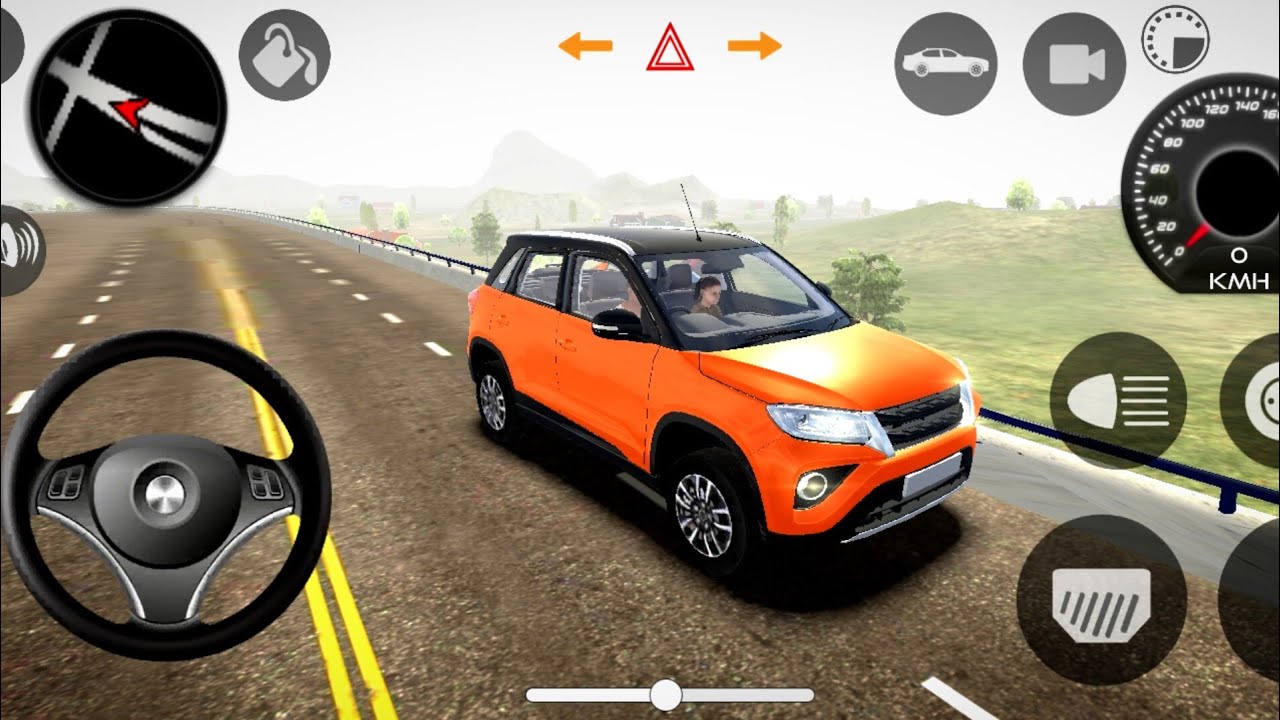 orange car game racing - YouTube