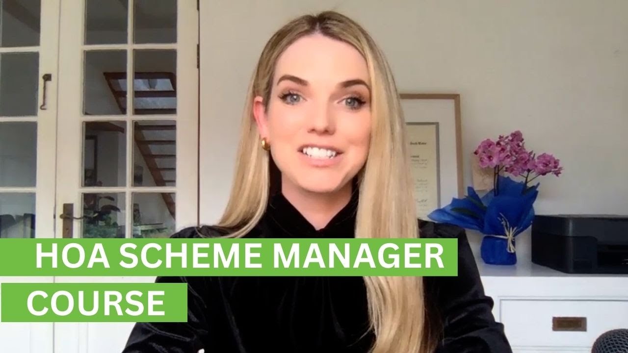 Home Owners' Association Scheme Manager Course - YouTube