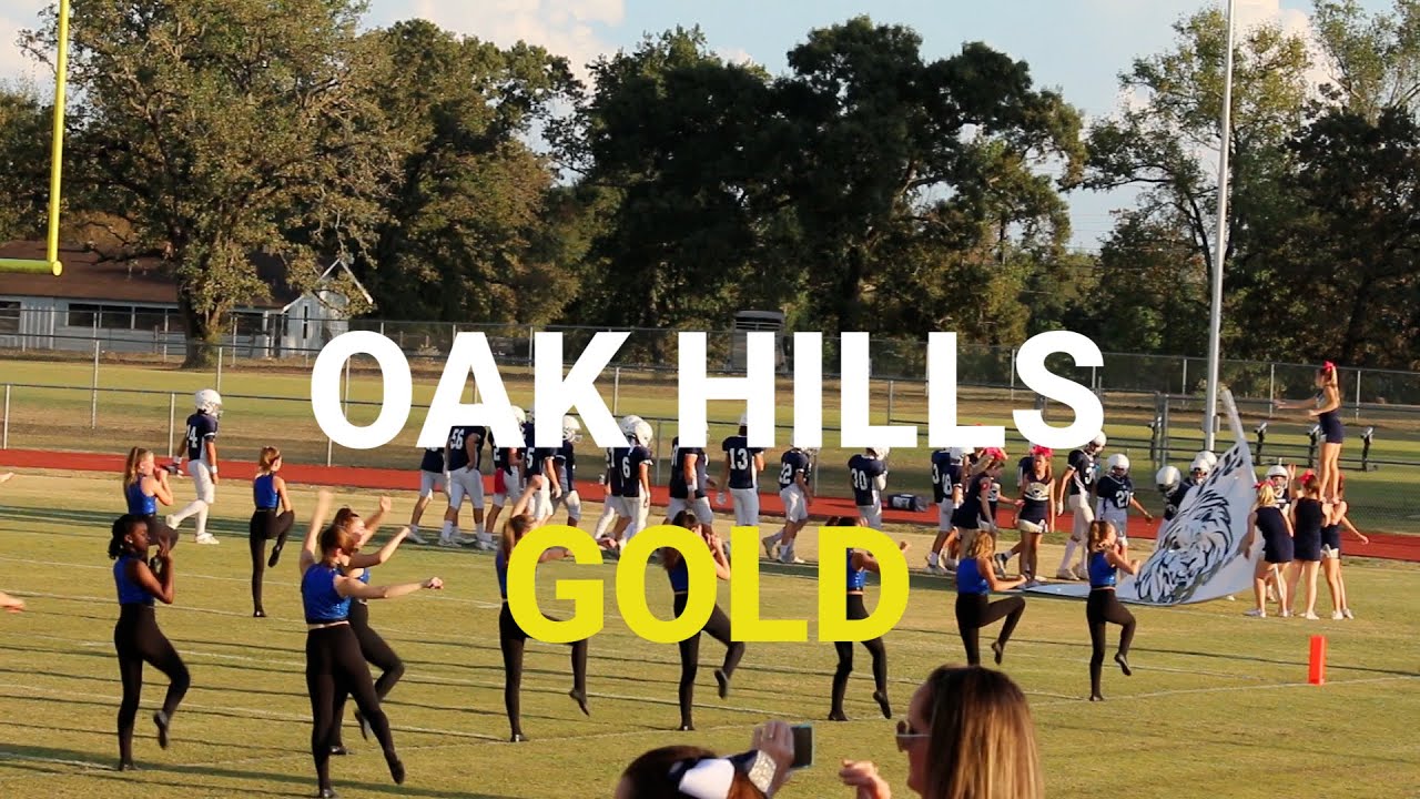 Oak Hills Junior High Gold Takes on Schultz Football - YouTube