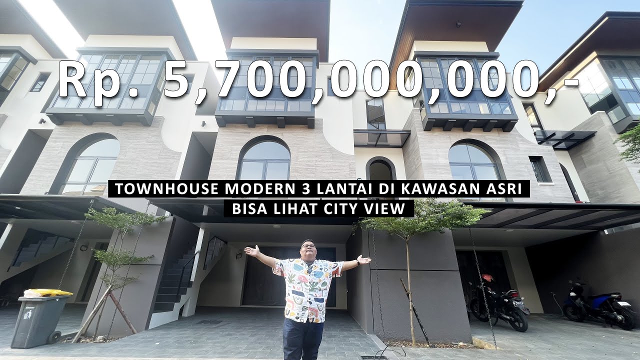 TOWN HOUSE MODERN 3 LANTAI KAWASANNYA ADEM BANGET DI JAKSEL | PRECIUM ...