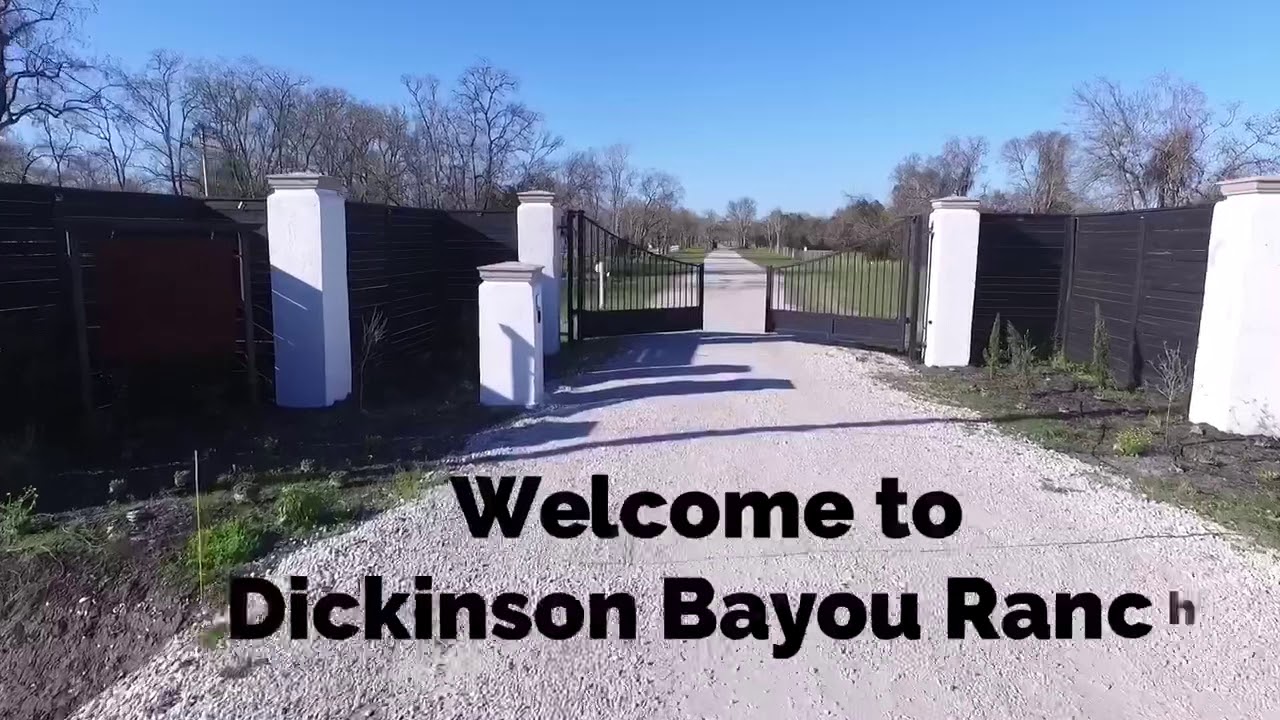 Dickinson Bayou Ranch Tour - YouTube