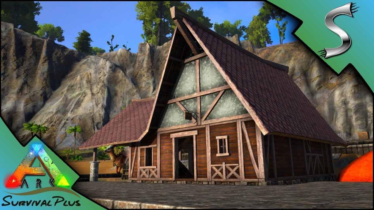 THE BLACKSMITH SHOP! EPIC BUILDING AND WORKSHOP! - Ark: Survival Plus ...