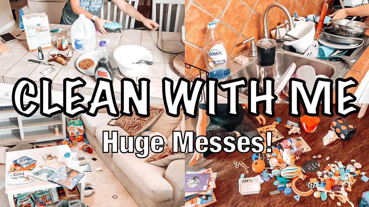 CLEAN WITH ME 2022 | SPEED CLEANING MOTIVATION | SUPER MESSY CLEAN WITH ...