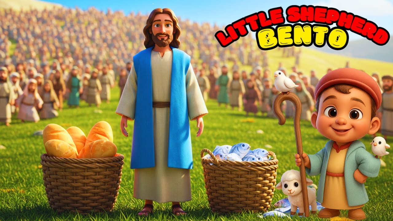 The Multiplication of the Loaves and Fishes – The Generous Boy – Bible ...