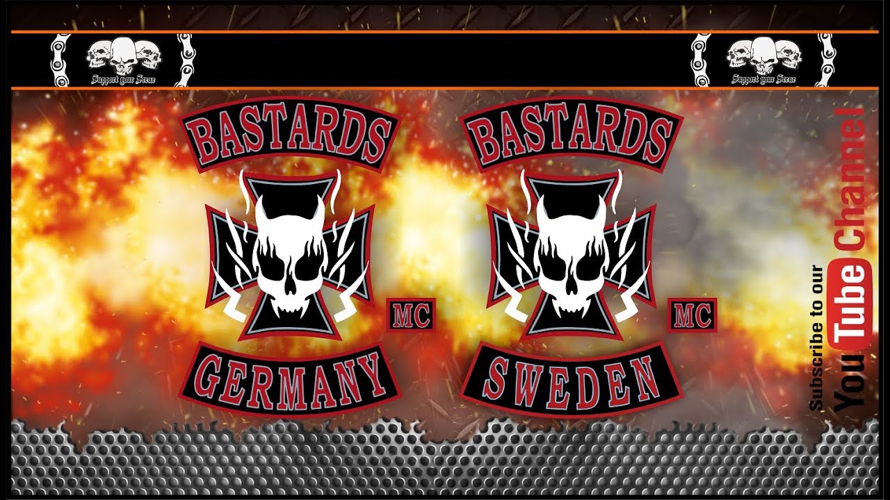 Bastards MC Germany Sweden - YouTube