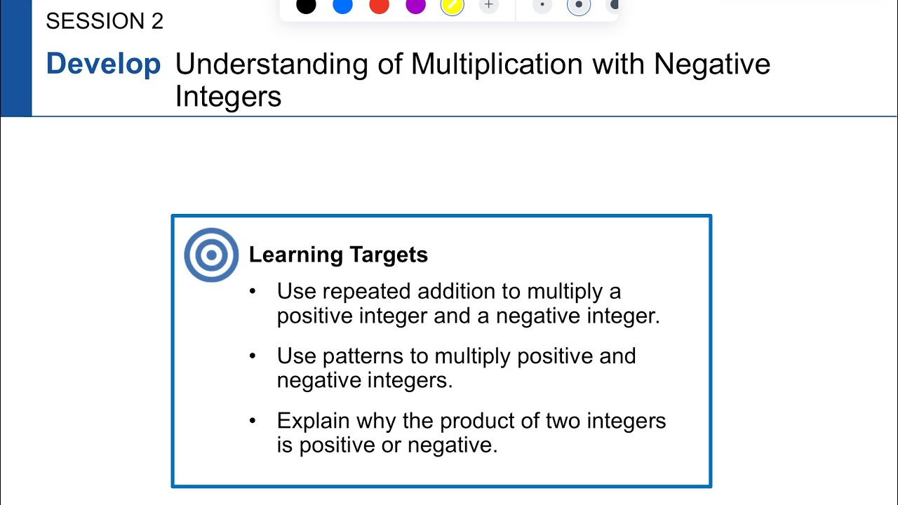 iReady Math 7 Lesson 11 Session 2 - YouTube
