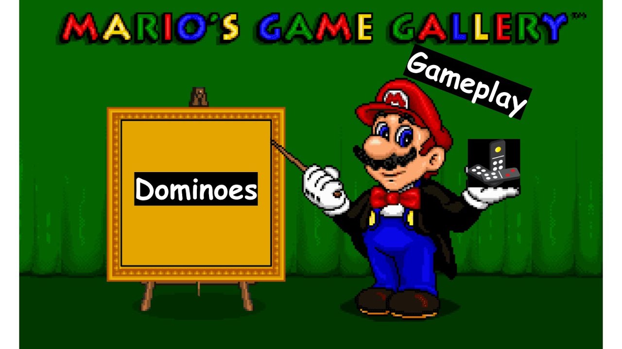 Mario's Game Gallery Gameplay (Dominoes) - YouTube