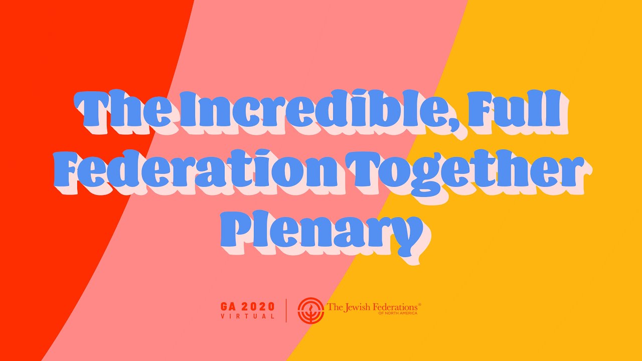 Experience the Full Federation Together Plenary - YouTube