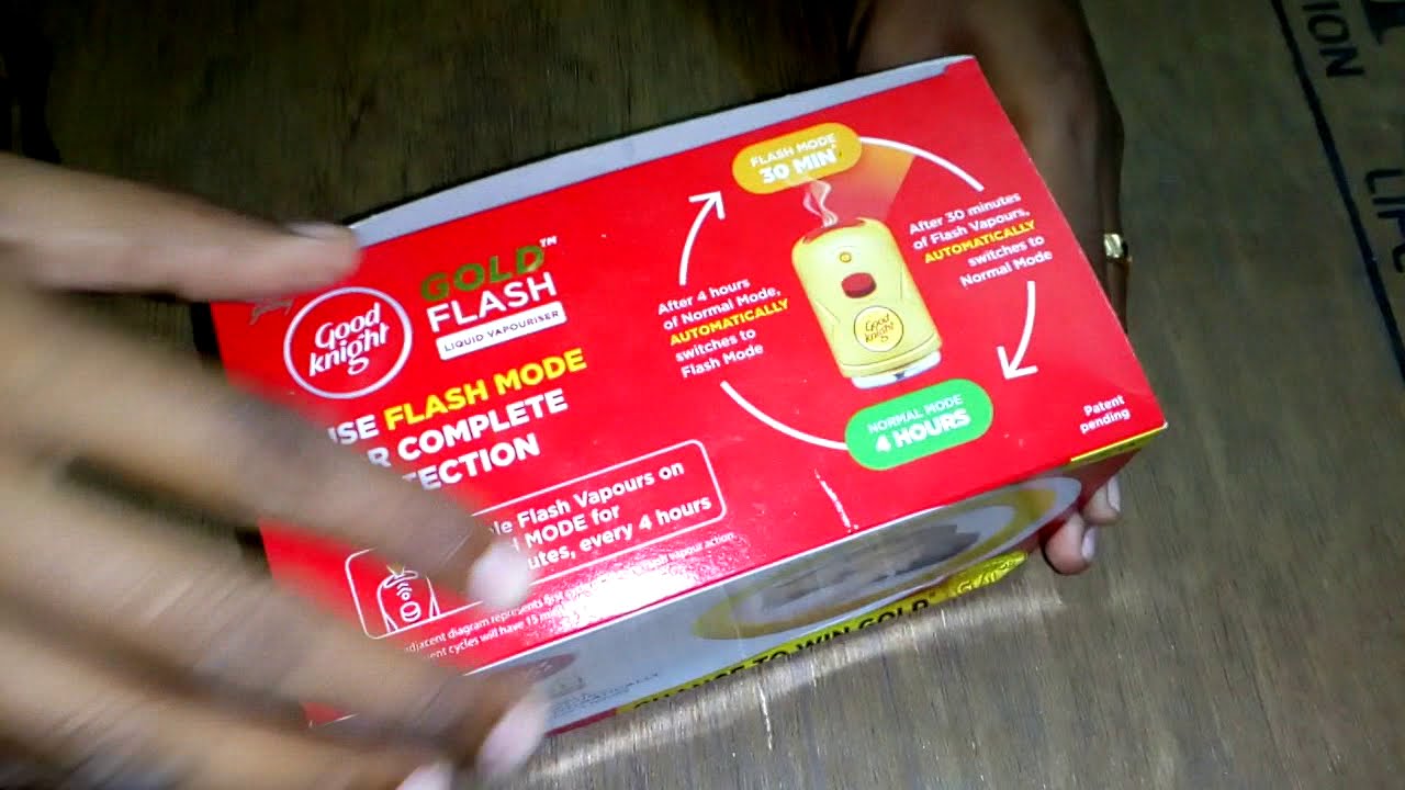 Unboxing my new Good Knight gold flash mosquito machine - YouTube