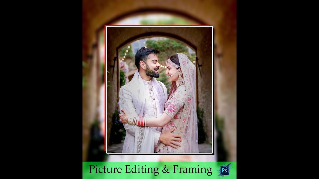 Photoshop Tutorial | Wedding picture editing & Framing in Adobe ...