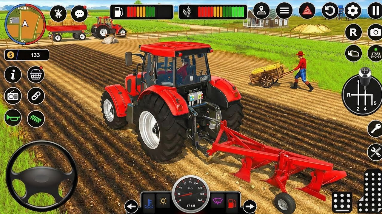 Modern Tractor Farming Driving Simulator 3D | New Tractor Games Android ...