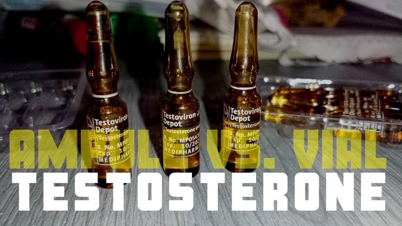 these are legit testosterone depot from Bayer - YouTube