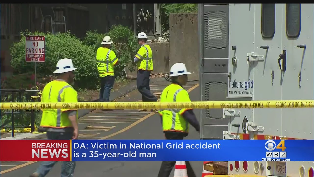 National Grid worker electrocuted, killed on job in Medford - YouTube