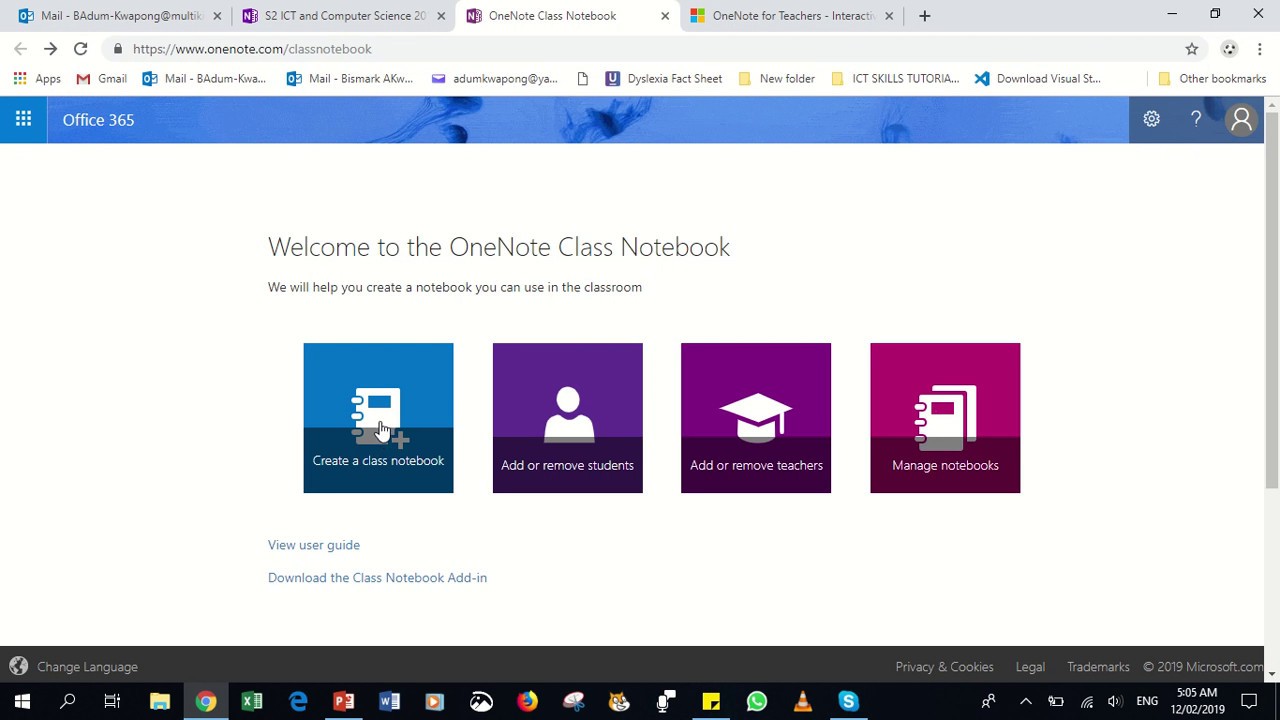 How to Create ClassNotebook - YouTube