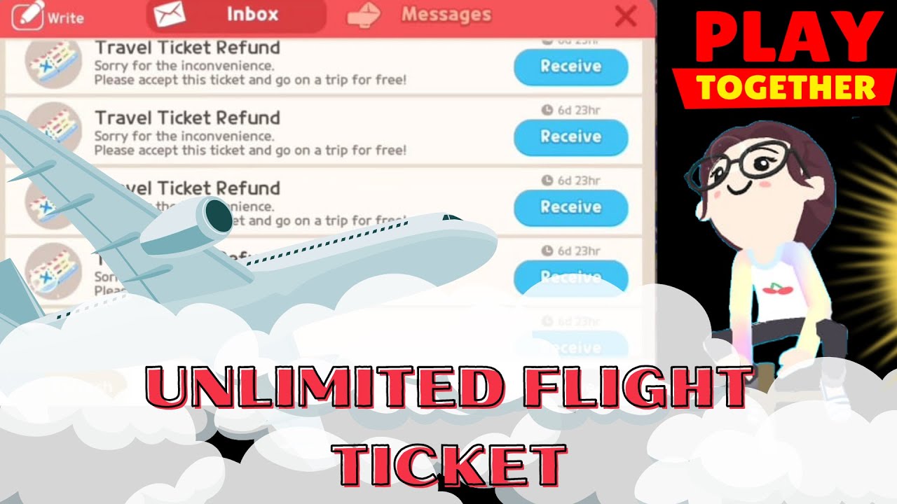 #PlayTogether | Secret Ways to Get Unlimited Flight Ticket | PLAY ...