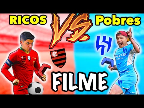 RICOS VS POBRES NO FIFA 24 VERMELHO VS AZUL - FILME COMPLETO
