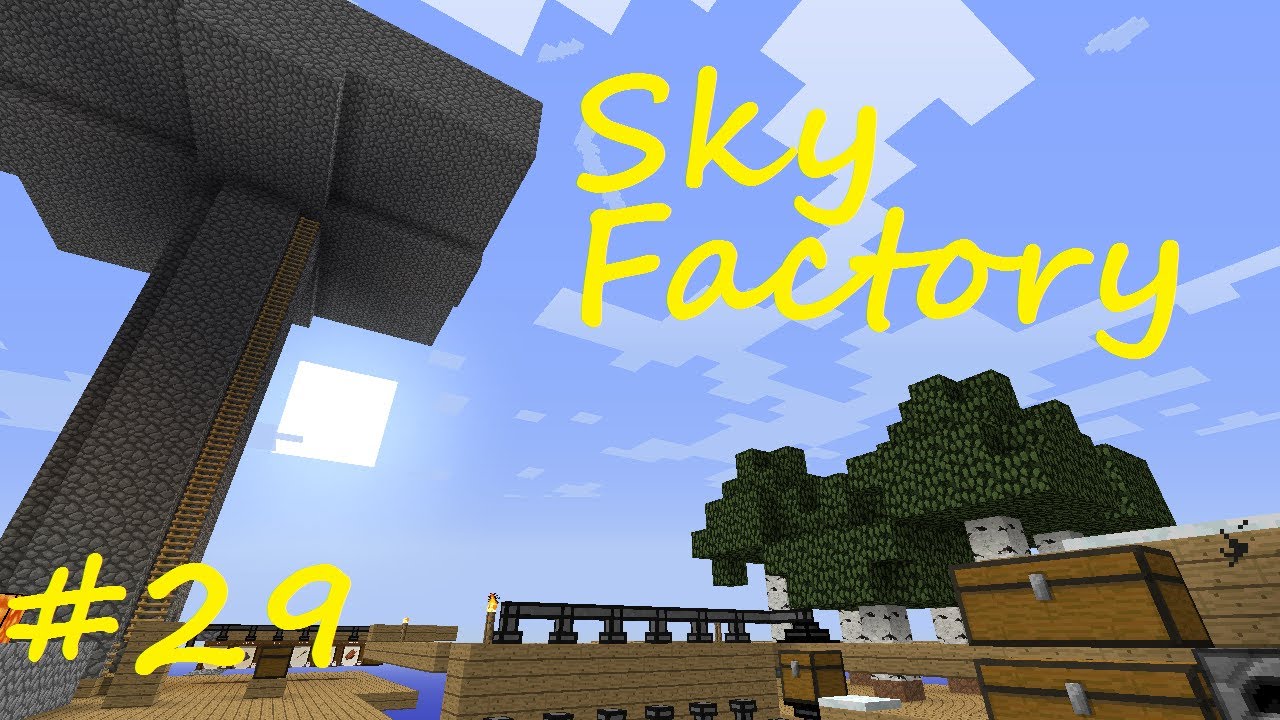 Minecraft - Sky Factory Part 29 - Blazes and Dartcraft - YouTube