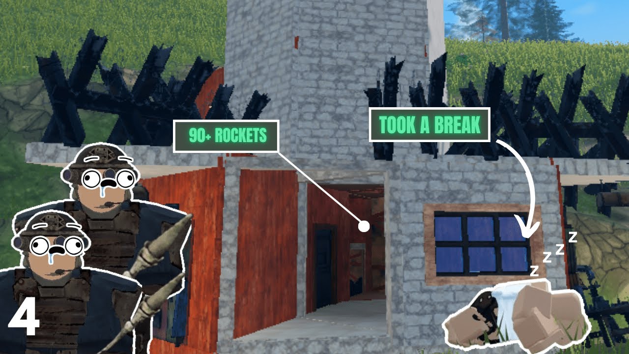 They used 90+ ROCKETS to raid my CAVE │Solo fallen survival - YouTube