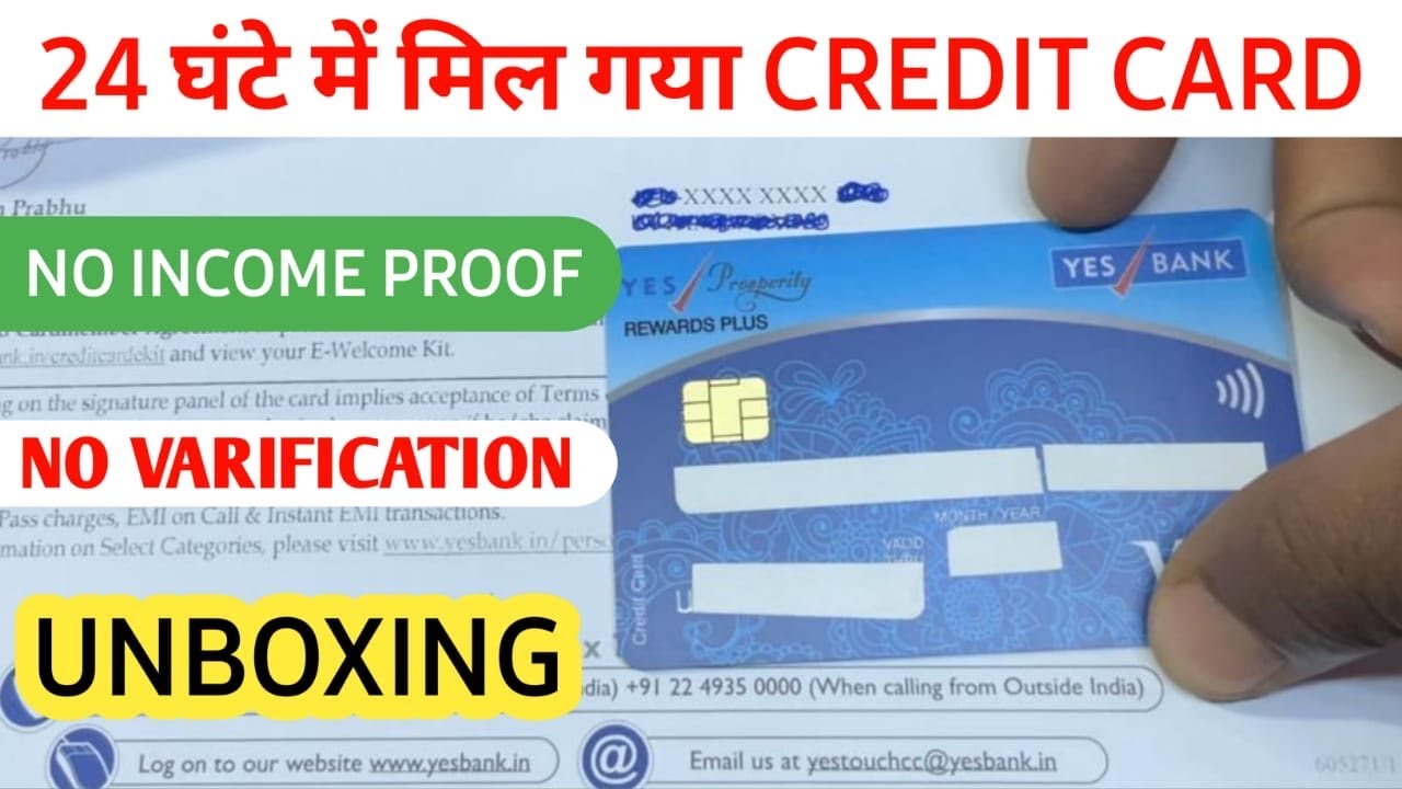 Yes Bank Credit Card Unboxing 2022 | How To Apply Yes Bank Credit Card ...